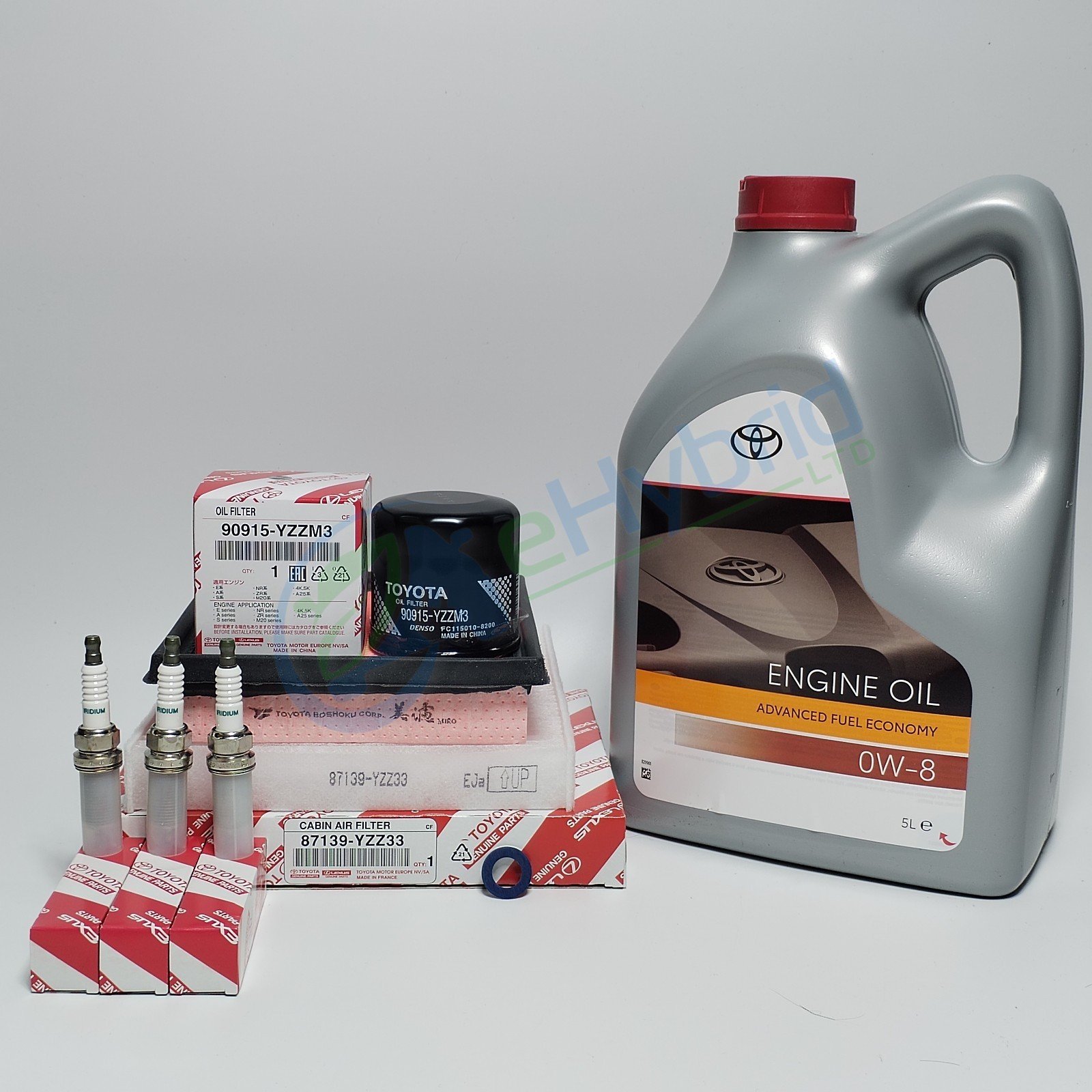 Genuine Toyota Yaris Service Kit 1.5L 2020 To Onward With Spark Plugs ...