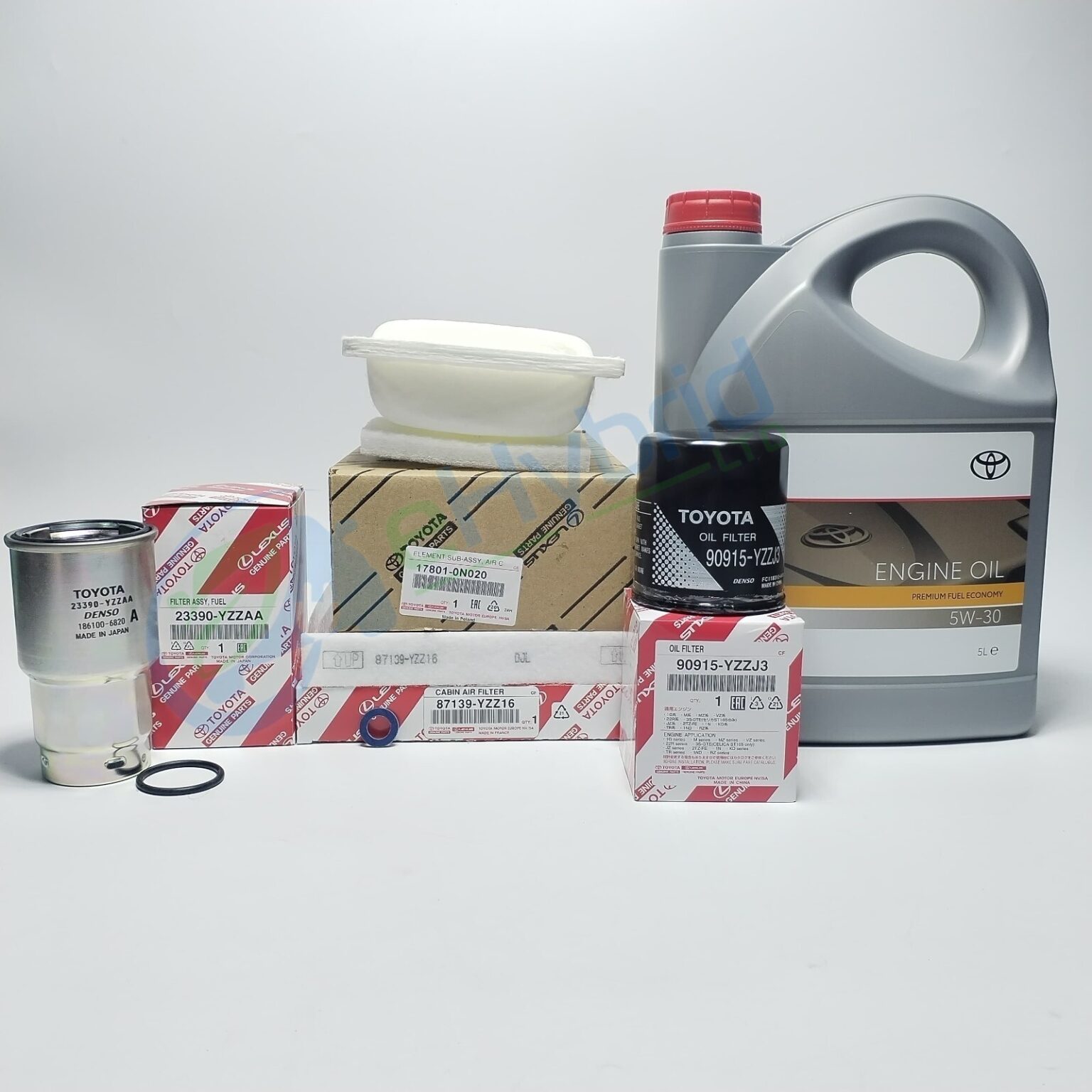 Genuine Toyota Yaris 1.4L Diesel Service Kit NLP90 2005-11 Fuel Filter ...
